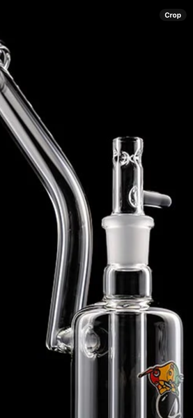 7 arm Tree Bubbler by Toro Glass Rasta label – NE Glass Art